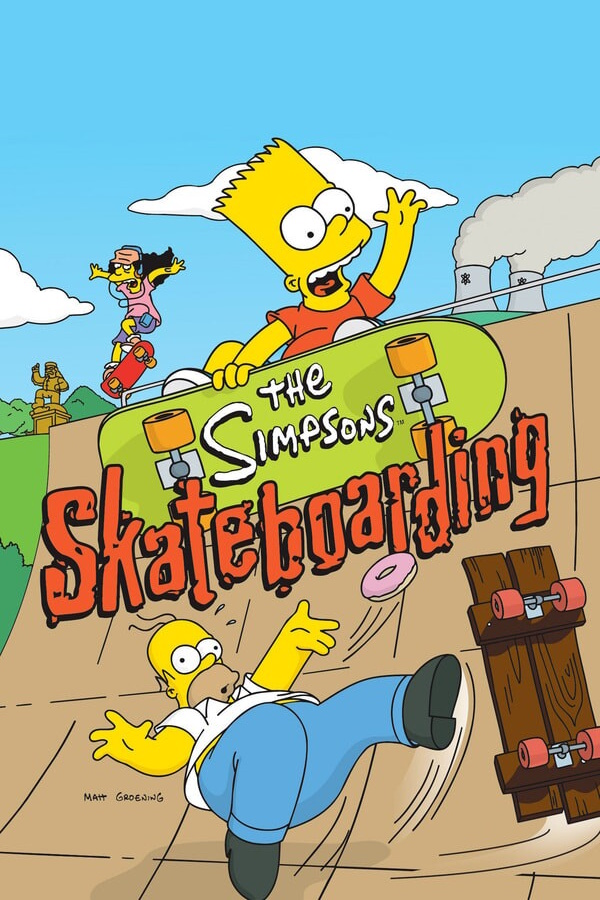 Bart Simpson Skateboarding Wallpaper
