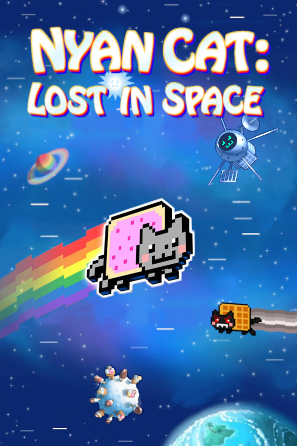 Nyan Cat Star Background
