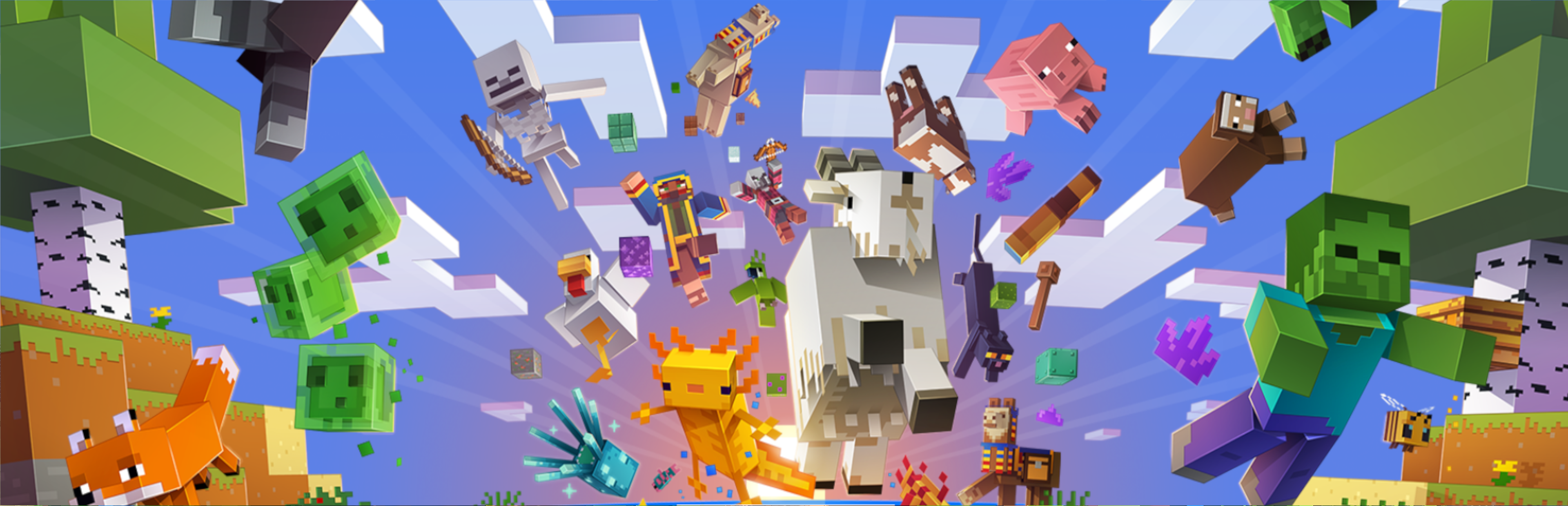 Minecraft Art 2048 Pixels Wide And 1152 Pixels Tall