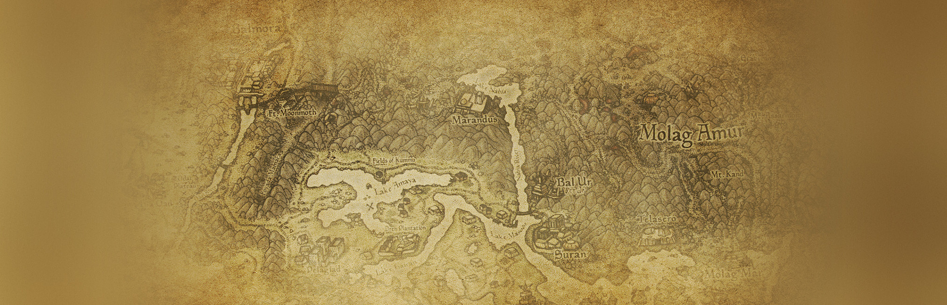 Morrowind Map Wallpaper
