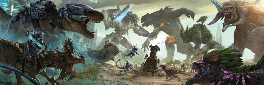 Hero for ARK: Extinction by GeometricGlasses - SteamGridDB