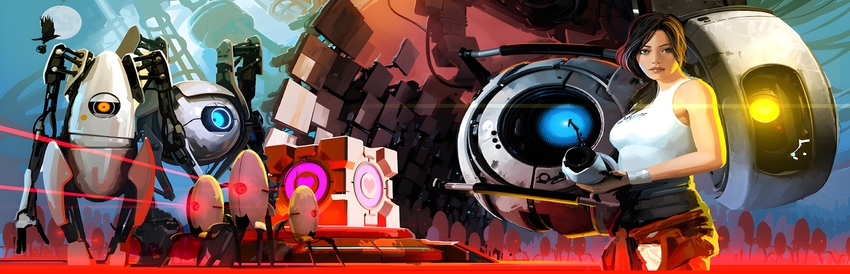 Hero for Portal 2 by Pisces Iscλriøt - SteamGridDB