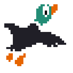 Pixel Duck Hunt Ducks
