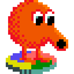 Icon for Q*Bert by Sterophonick - SteamGridDB
