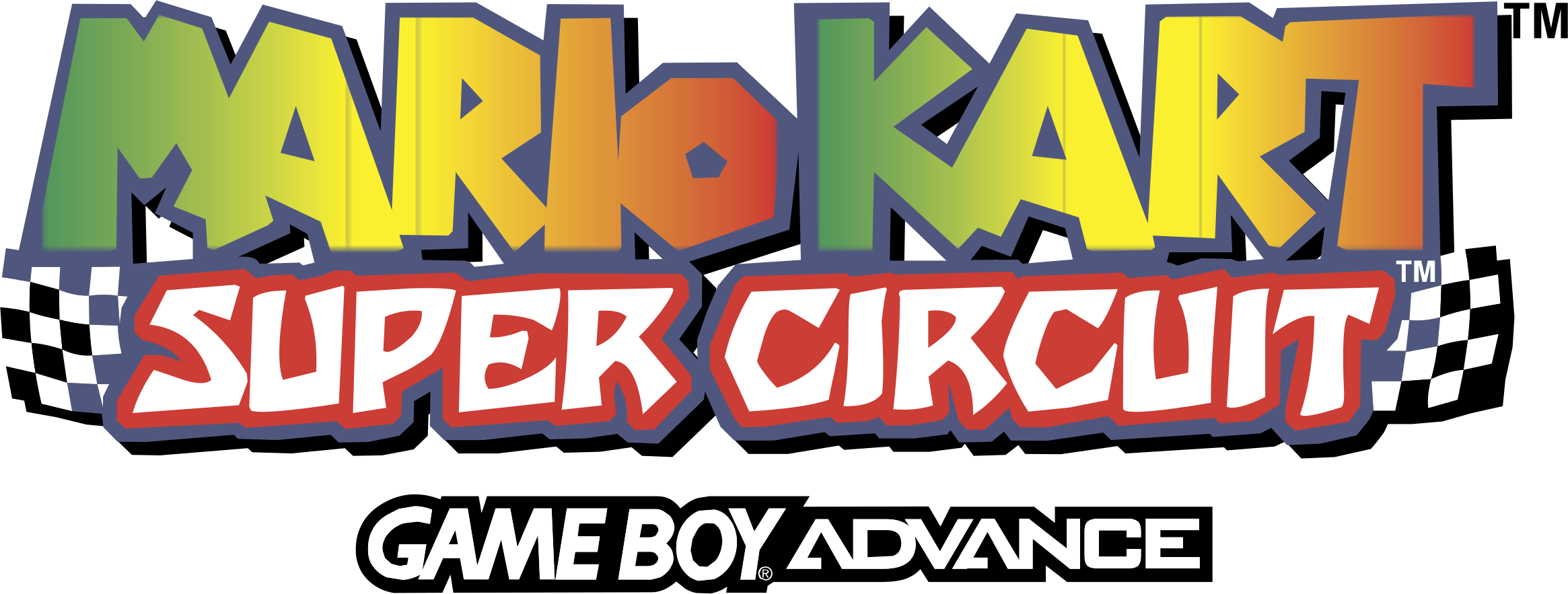 Mario Kart Super Circuit Logo