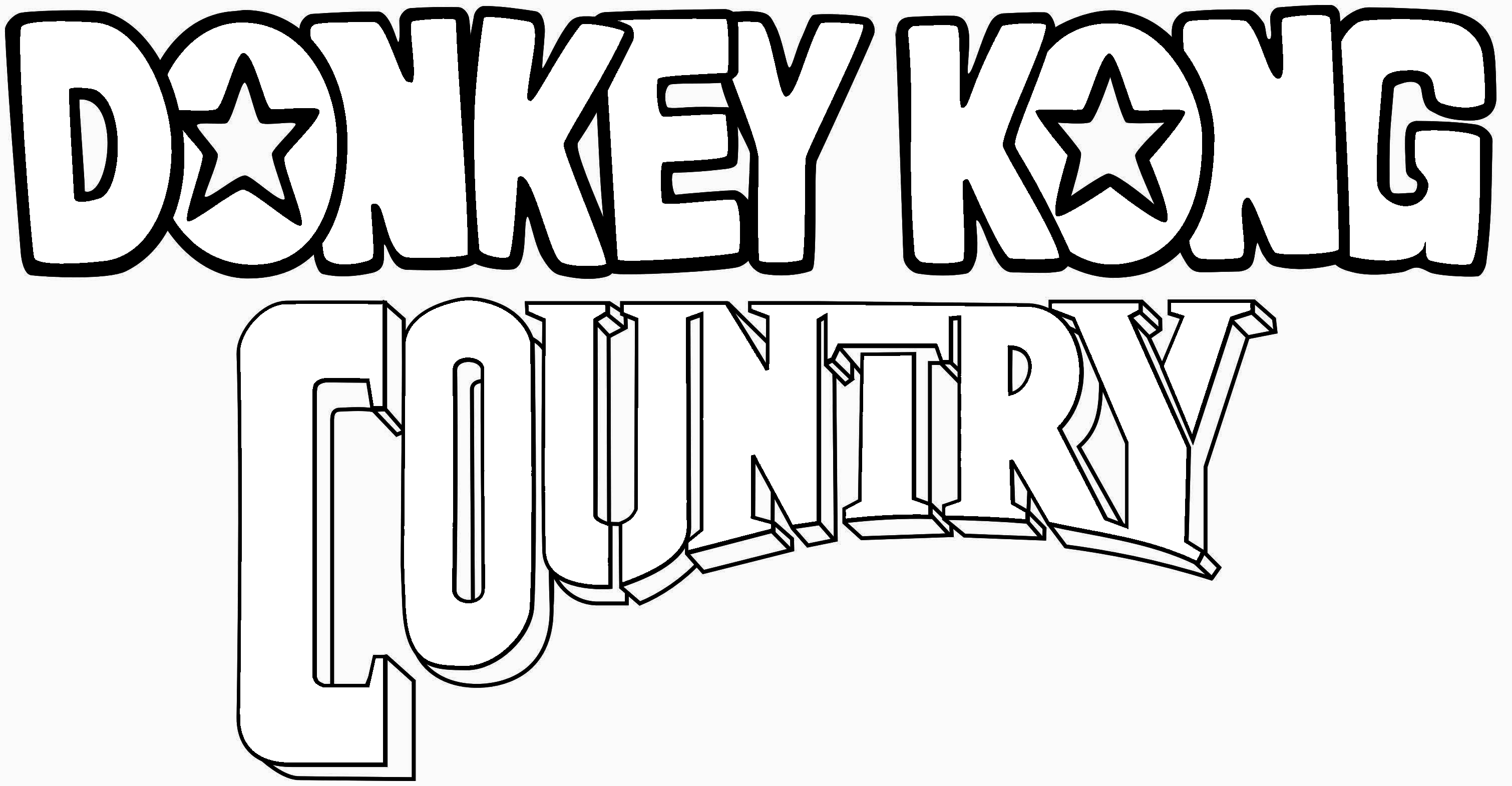 Donkey Kong Logo Font
