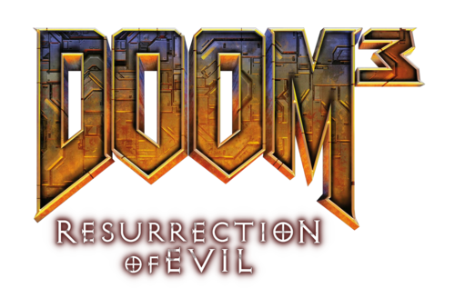 Logo for DOOM 3: Resurrection of Evil by Moofy - SteamGridDB