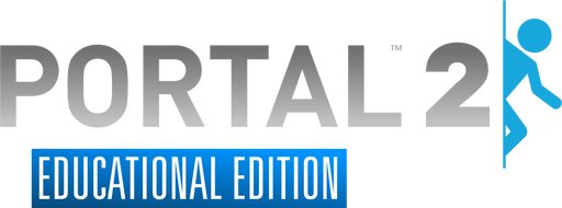 Logo for Portal 2 - Educational Version by Neonwave - SteamGridDB