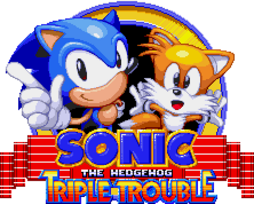 Logo for Sonic the Hedgehog: Triple Trouble (16-Bit) by BrochachoTheBro ...