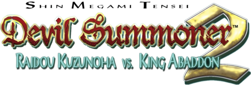 Logo for Shin Megami Tensei: Devil Summoner 2 - Raidou Kuzunoha vs. King Abaddon by Kam ...