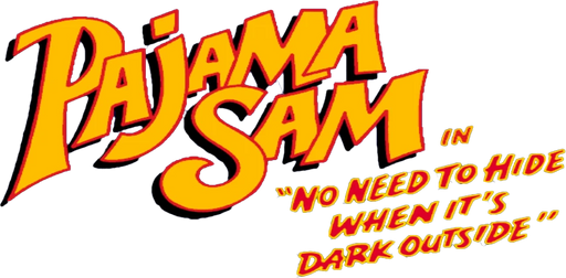 Logo for Pajama Sam in No Need to Hide When It's Dark Outside by ...
