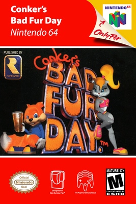 Grid for Conker's Bad Fur Day by Vaudeville Villain - SteamGridDB