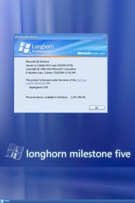 Microsoft Windows Longhorn - SteamGridDB