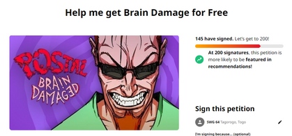 Grid for POSTAL Brain Damaged by SWG64 - SteamGridDB