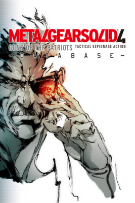 Grid for Metal Gear Solid 4 Database by ariesps80 - SteamGridDB