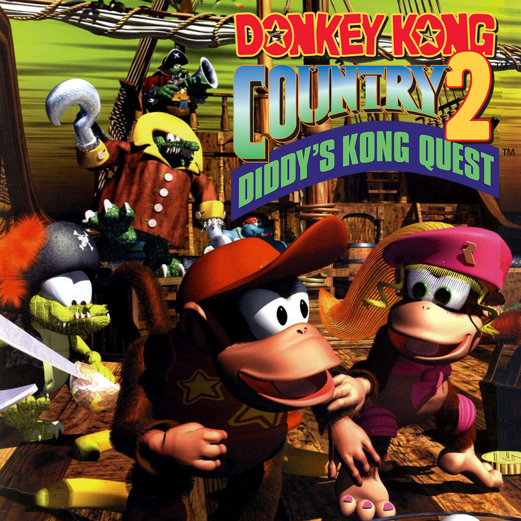 Grid for Donkey Kong Country 2: Diddy's Kong Quest by Lazermutt4 - SteamGridDB