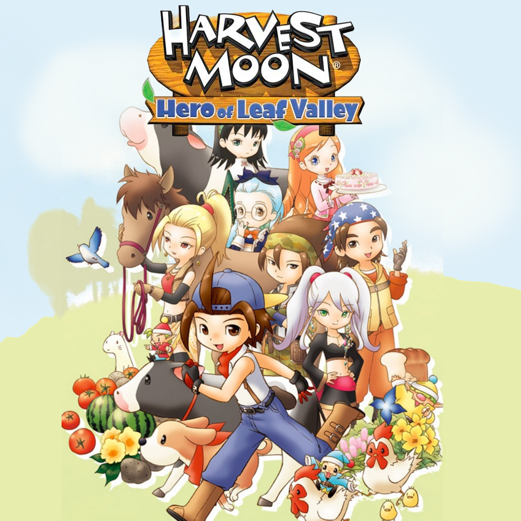 Harvest Moon Hero Of Leaf Valley Wallpaper Download Video Game Harvest