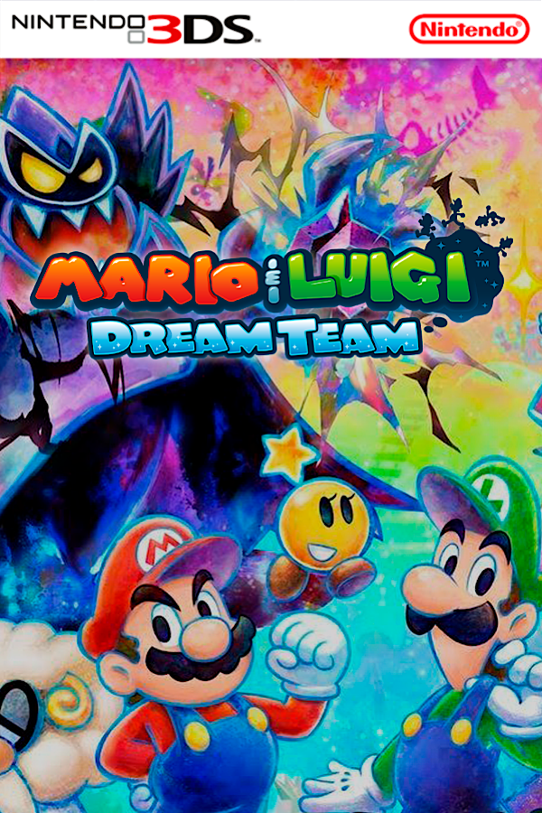 Mario And Luigi Dream Team Cover Mario And Luigi: Dream Team Nintendo