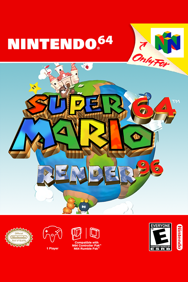 Grid for Super Mario 64 Render96 by chaddanooga - SteamGridDB