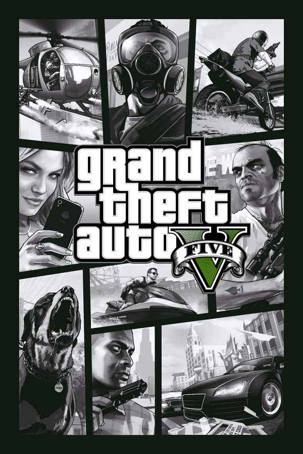 Grid for Grand Theft Auto V by r_dsgnd - SteamGridDB