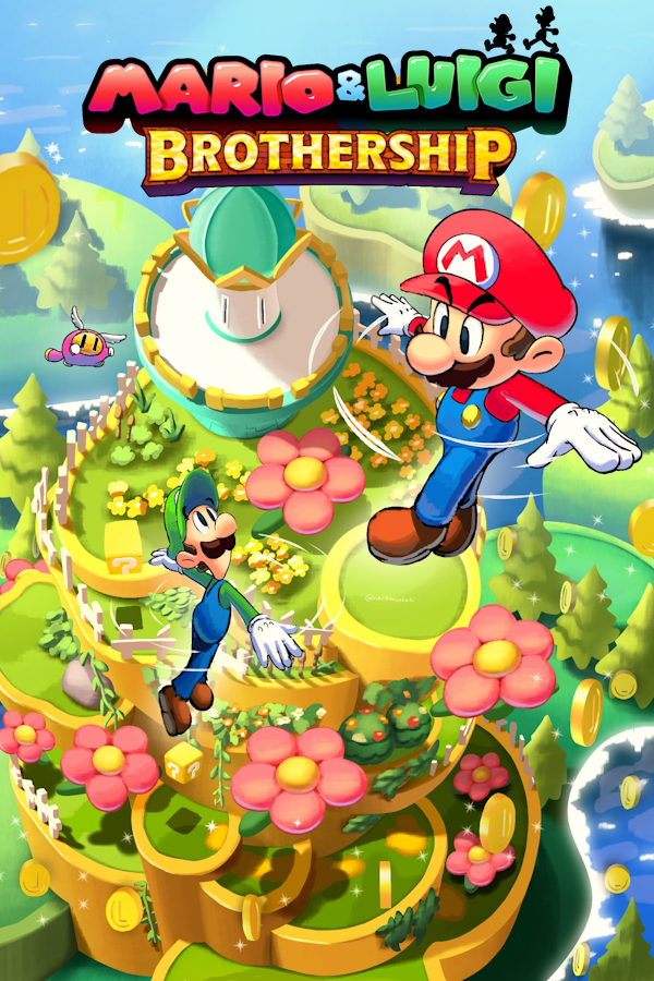 Mario And Luigi Brothership Phone Wallpaper