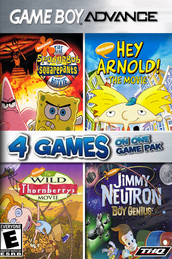 Grid for Nickelodeon 4 Games On One Game Pak - Rocket Power: Zero Gravity Zone / Nicktoons ...