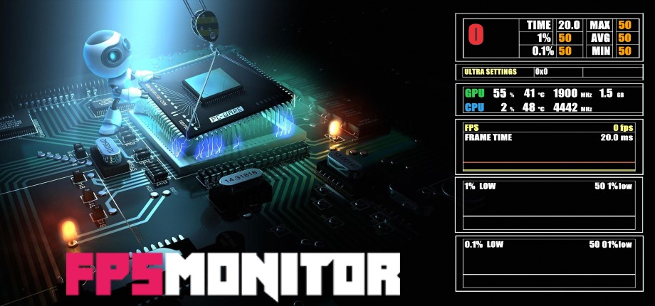 Grid for FPS Monitor by Tirap4753 - SteamGridDB