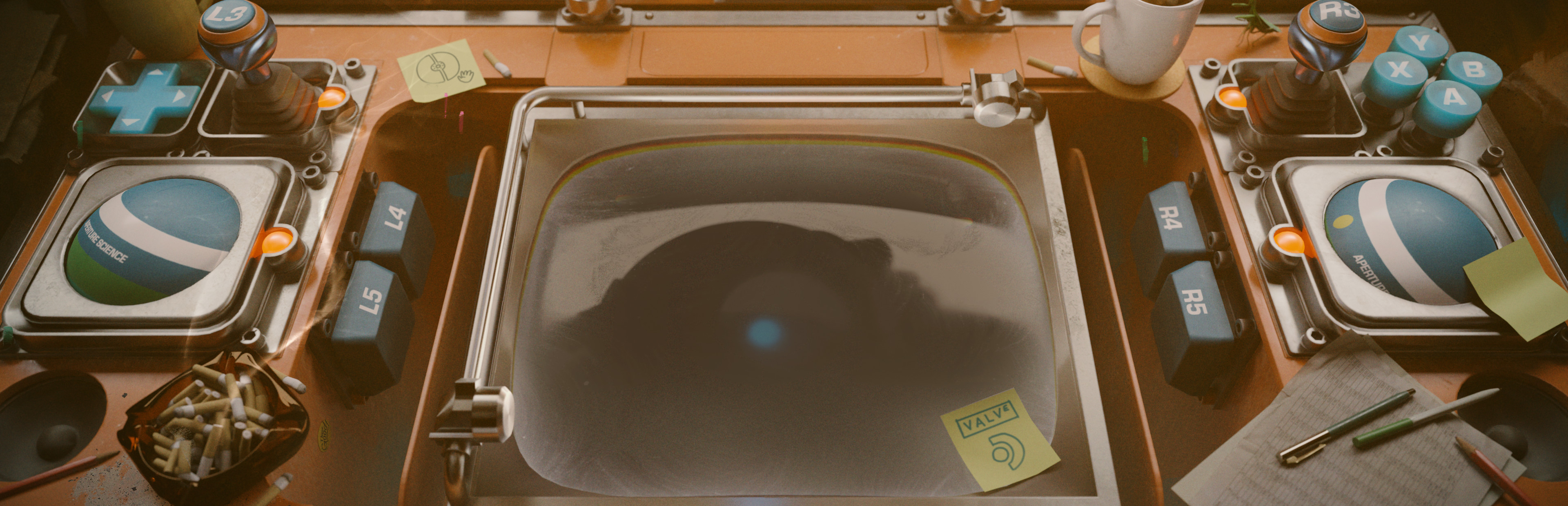 Aperture Desk Job - SteamGridDB