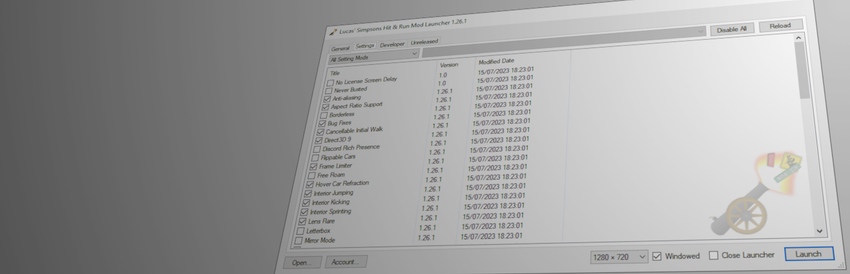 Hero for Lucas' Simpsons Hit & Run Mod Launcher by Colou - SteamGridDB