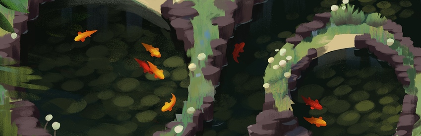 Hero for Koi Farm by Sabriner - SteamGridDB