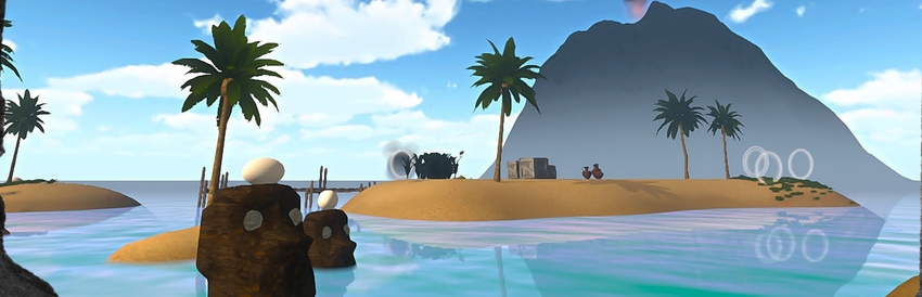 Hero for Ostrich Island by Vordus - SteamGridDB