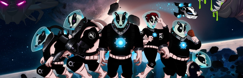 Hero for Gravity Badgers by Moofy - SteamGridDB