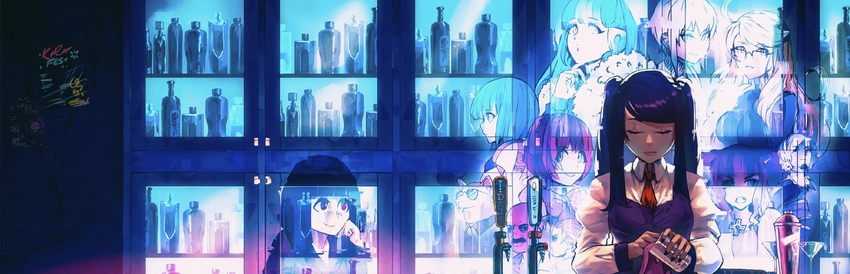 Hero for VA-11 Hall-A: Cyberpunk Bartender Action by Firebert - SteamGridDB