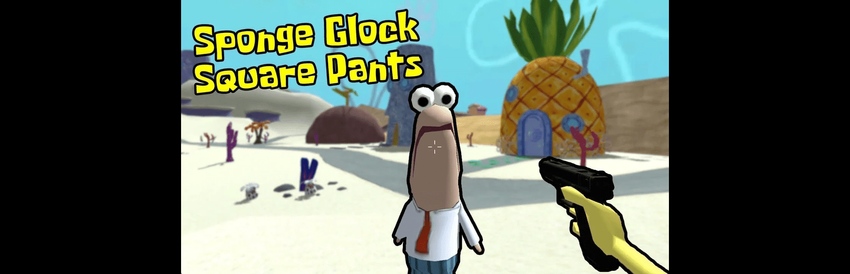 Hero for SpongeGlock Squarepants by c00leyYT - SteamGridDB