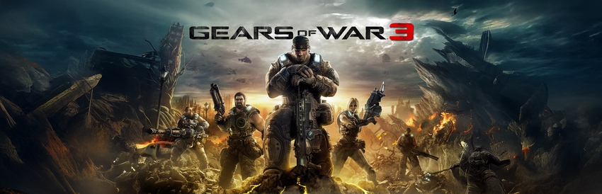 Gears Of War 3 Hd Logo Gears Of War 3 HD Wallpaper: Embrace The Battle