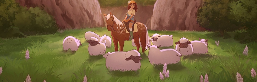 Hero for The Ranch of Rivershine by Calico - SteamGridDB