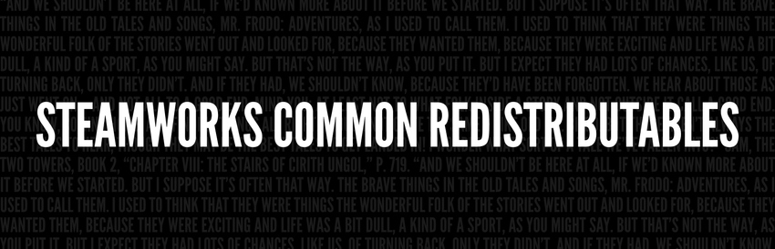 Hero for Steamworks Common Redistributables by Emploicewhat - SteamGridDB