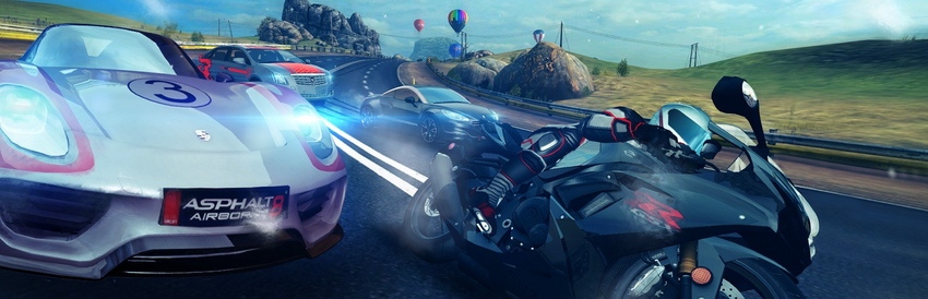 Hero for Asphalt 8: Airborne by Viator_ - SteamGridDB