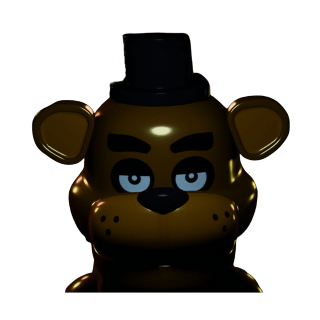 Lego Freddy Fazbear Head
