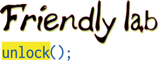 Logo for Friendly lab - unlock(); by TrashBagSlim - SteamGridDB
