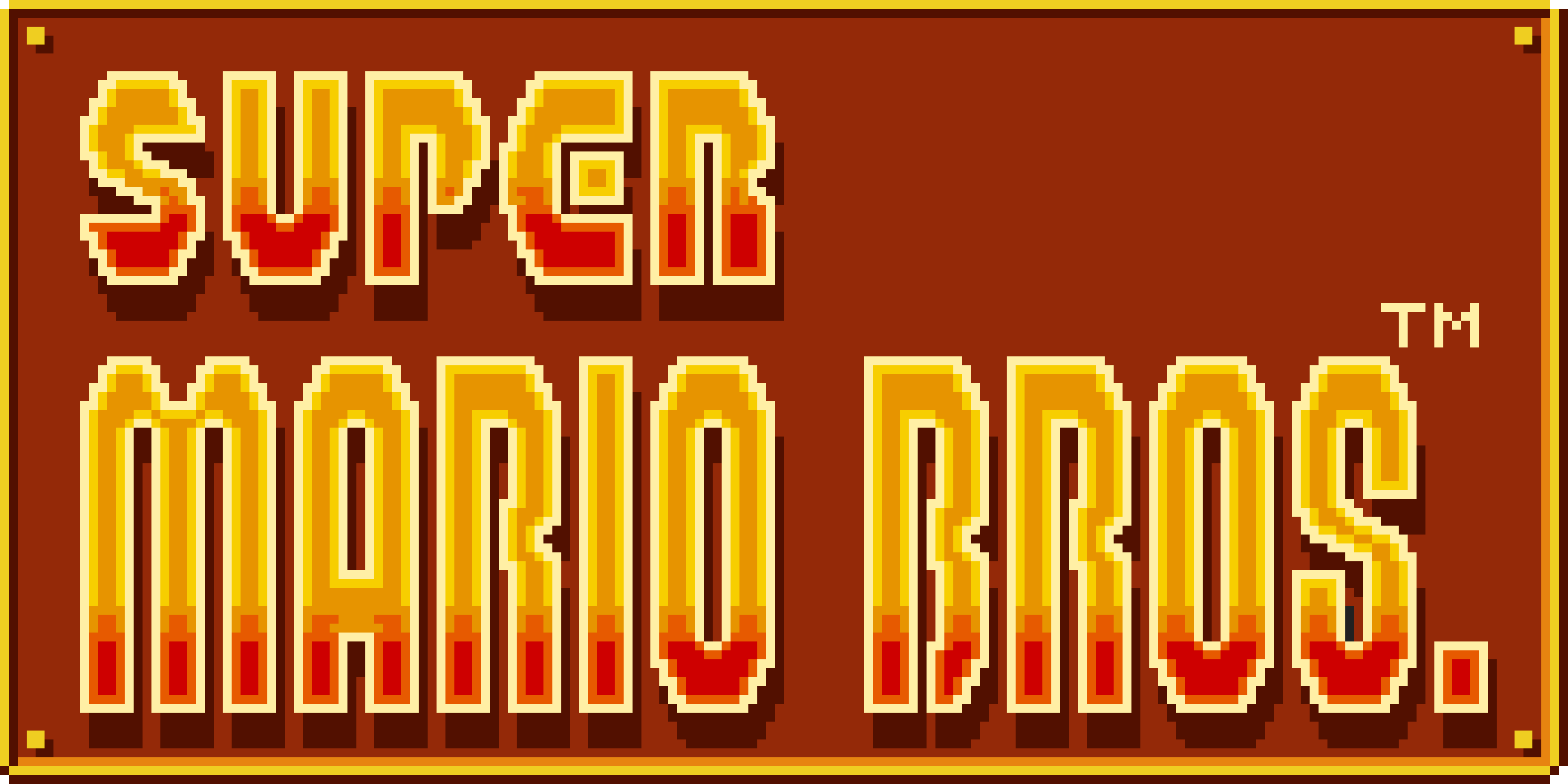 Logo for Super Mario Bros. by George - SteamGridDB