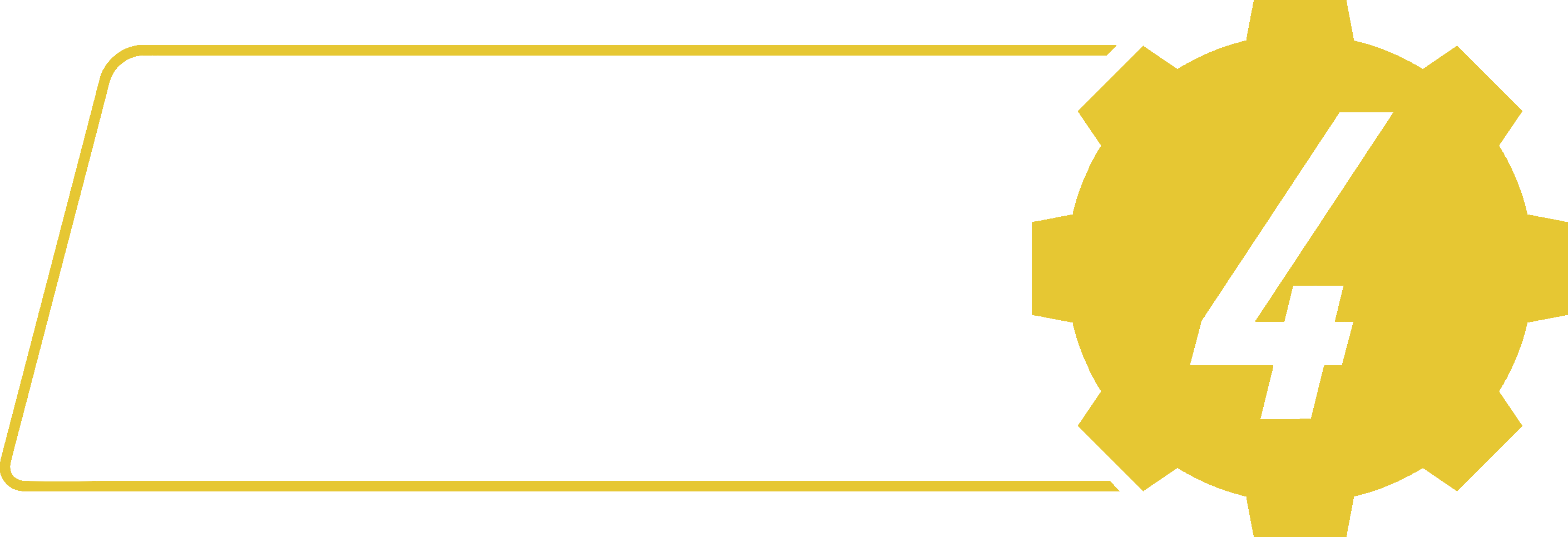 Logotipo De Fallout 4 En Alta Definición