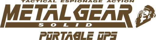 Logo for Metal Gear Solid: Portable Ops by LDfrost - SteamGridDB
