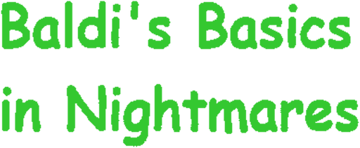 Logo for Baldi's Basics in Nightmares by Joel MEGYC - SteamGridDB