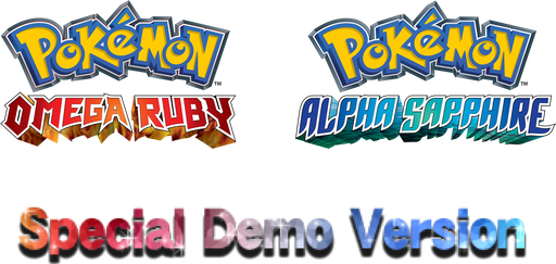 Logo for Pokémon Omega Ruby and Pokémon Alpha Sapphire Special Demo ...