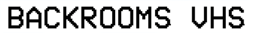 Logo for Backrooms VHS by rafaelsguimaraes - SteamGridDB