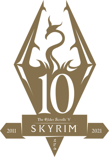 Logo for The Elder Scrolls V: Skyrim - Anniversary Edition by yst ...