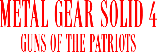 Logo for Metal Gear Solid 4: Guns of the Patriots by Hab1z - SteamGridDB