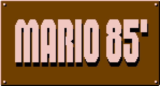 Logo for Mario '85 by 5UP34 - SteamGridDB