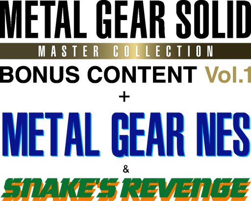 Logo for Metal Gear Solid: Master Collection Vol.1 - Bonus Content by ...